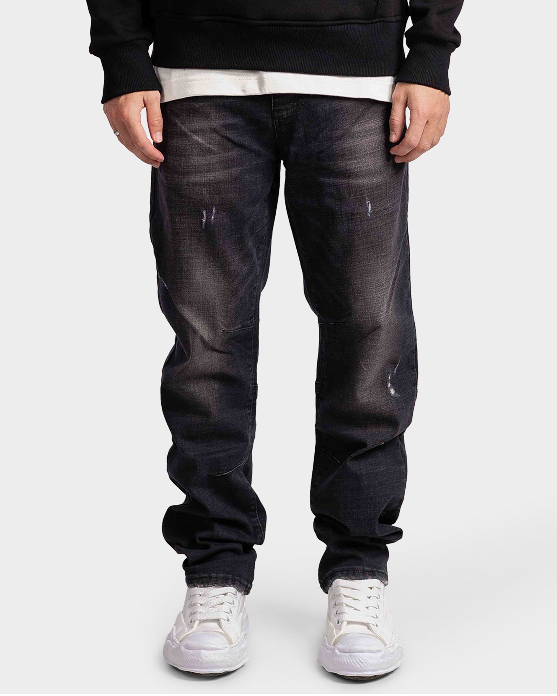 BULLET BLACK BAGGY JEANS – Richesse Clothing